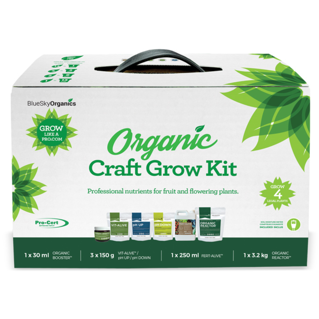 Organic Craft Grow Kit - Cannabis Brand | Leafy Mate